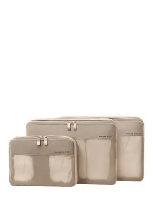 Briggs & Riley Carry-on Compression Packing Cube Set - Tan