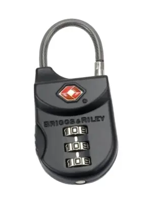 Briggs & Riley Tsa Cable Luggage Lock - Black
