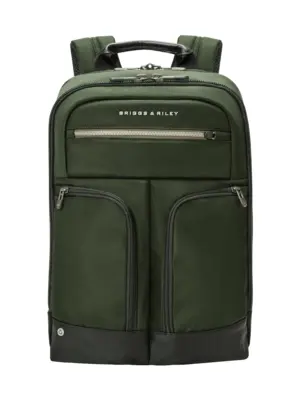 Briggs & Riley Slim Expandable Backpack Forest