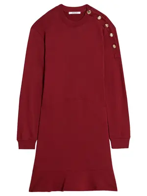 Derek Lam 10 Crosby Camden Mini Dress - Claret