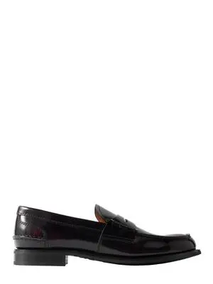 Church's Pembrey W Leather Loafers - Burgundy