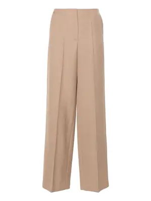 FENDI FENDI Grain-de-poudre Wool Trousers