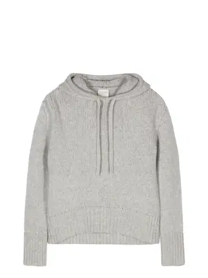 FORTE_FORTE Forte Forte Wool Knitted Hoodie