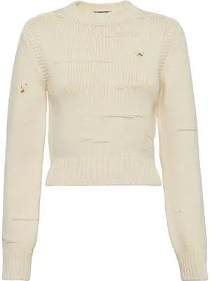 DSQUARED2 DSQUARED2 Ripped-Detailing Knitted Jumper