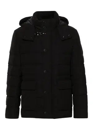 FAY Padded Puffer Jacket - Black