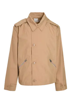 Simkhai Detachable-hood Utility Jacket - Neutrals
