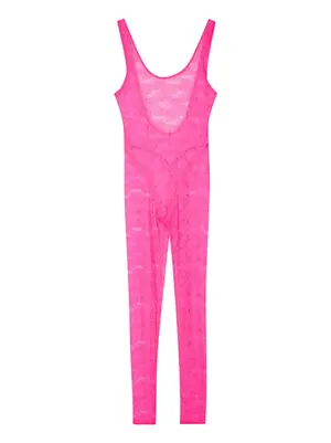 MAISON CLOSE Flashback Néon Open-back Catsuit - Pink