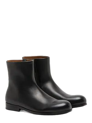 Marsèll Capozucca Leather Ankle Boots - Black