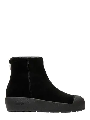Bally X Monocle Cubrid Curling Ankle Boots - Black