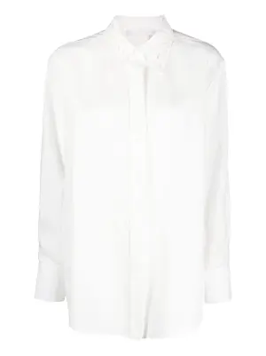CHLOÉ Chloé Broderie Anglaise Linen Shirt