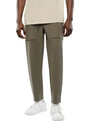 CUTS Icon Pull-on Crop Stretch Pants - Tea Leaf