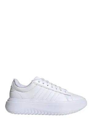Adidas Grand Court Platform Sneakers - Cloud White/crystal White