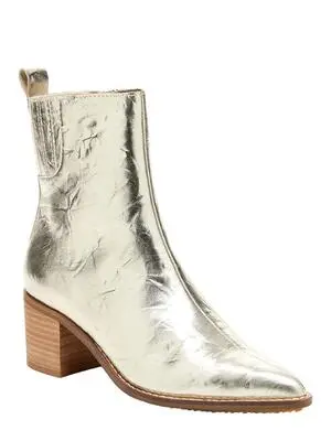 KELSI DAGGER BROOKLYN Milly Booties - Washed Gold