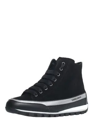 CANDICE COOPER Janis Strip High-top Sneaker - Black