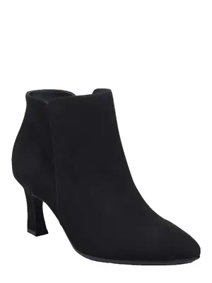 SOFFT Sasha Water Resistant Bootie - Black Suede
