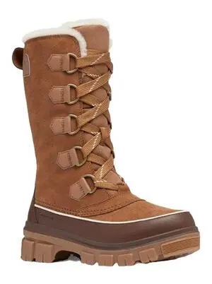 Sorel Tivoli V Tall Waterproof Boots - Velvet Tan/ Tobacco