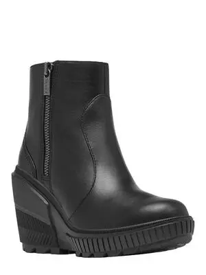 Sorel SOREL Ona Ave Zip Wedge Bootie Black/black