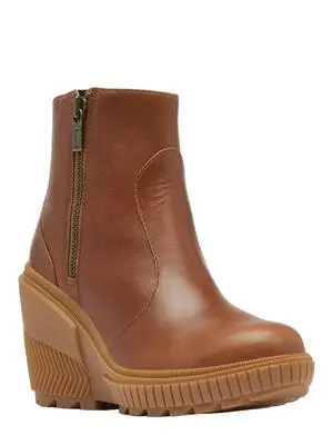 Sorel SOREL Ona Ave Zip Wedge Bootie Velvet Tan/gum 2