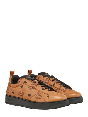 Mcm Neo Terrain Lo Sneakers - Cognac
