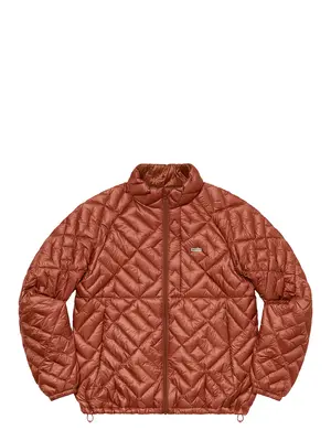 Supreme Spellout Quilted Lightweight Down Jacket - Orange