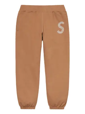 Supreme X Swarovski Logo Sweatpant - Brown