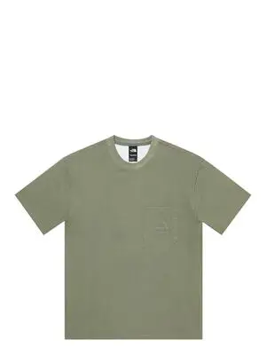 Supreme X The North Face Pigment Printed Pocket Tee 'olive - Green