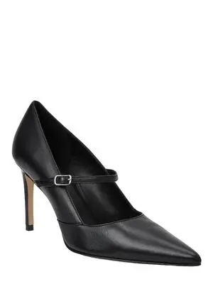 Bruno Magli Prima Leather Mary Jane Pump - Black