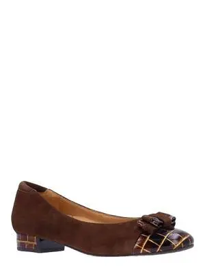 L'AMOUR DES PIEDS Farida Cap Toe Pumps - Chocolate