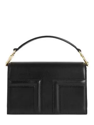 TOTEME T-flap Mini Bag - Black