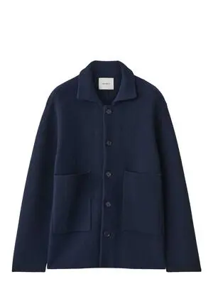 LISA YANG STORE Louis Cardigan Jacket - Navy