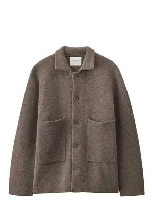 LISA YANG Louis Cardigan Jacket - Truffle