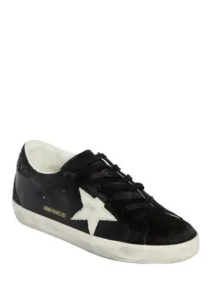 GOLDEN GOOSE Super-star Low Top Sneakers - Black