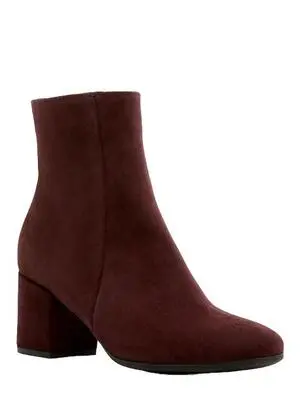 La Canadienne Joanie City Dry™ Waterproof Bootie - Wine Suede