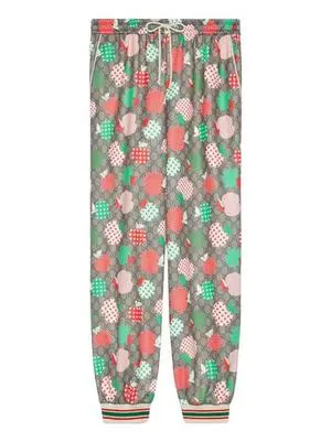 Gucci Les Pommes Jogging Pant - Red/beige/brown