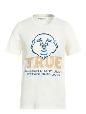 True Religion T-shirt Ivory Size Cotton - White