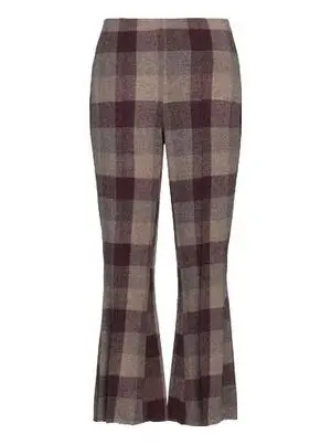 Erika Cavallini Flared Tweed Pants - Purple