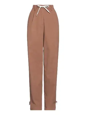 Emporio Armani Tapered Gabardine Pants - Brown