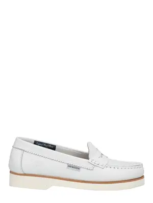 DOCKSTEPS Leather Penny Loafers - White