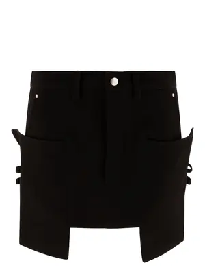 Rick Owens Stefan Mini Skirt - Black