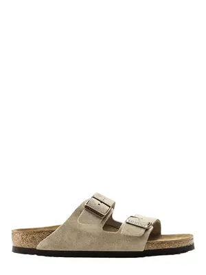 BIRKENSTOCK Arizona Suede Sandals - Neutrals