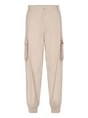Philipp Plein Long Cargo Trousers - Neutrals