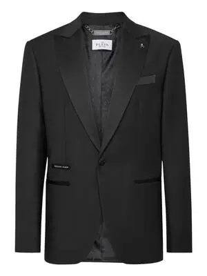 Philipp Plein Skull-print Blazer - Black
