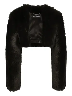 DOLCE & GABBANA Dolce & Gabbana Cropped Fur Jacket