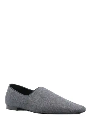 TOTEME The Piped Loafers - Grey