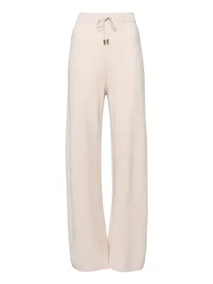 N.peal Honeycomb Knitted Trousers - Neutrals