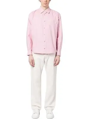 ADVISORY BOARD CRYSTALS Long-sleeves Cotton Shirt - Pink