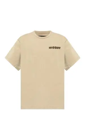 MISBHV Logo-print Cotton T-shirt - Neutrals