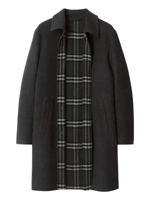Burberry Wool Car Coat - Grey