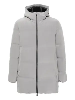 Herno Herno Hooded Puffer Coat Grey