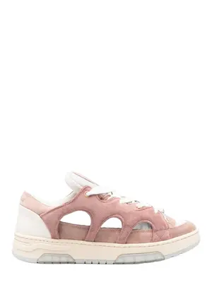 SANTHA Suede Sneakers - Pink